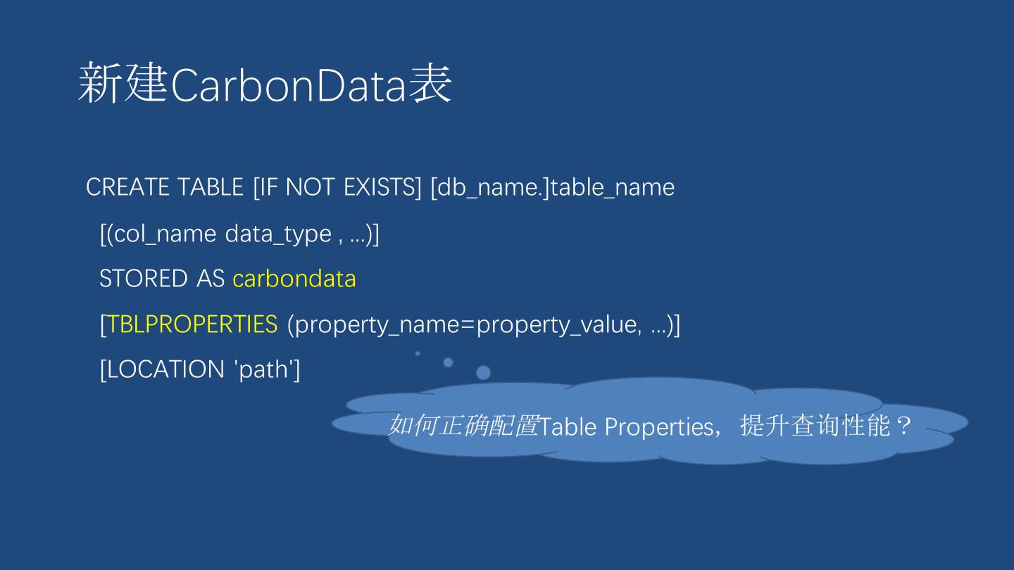 Apache CarbonData技术原理及使用介绍