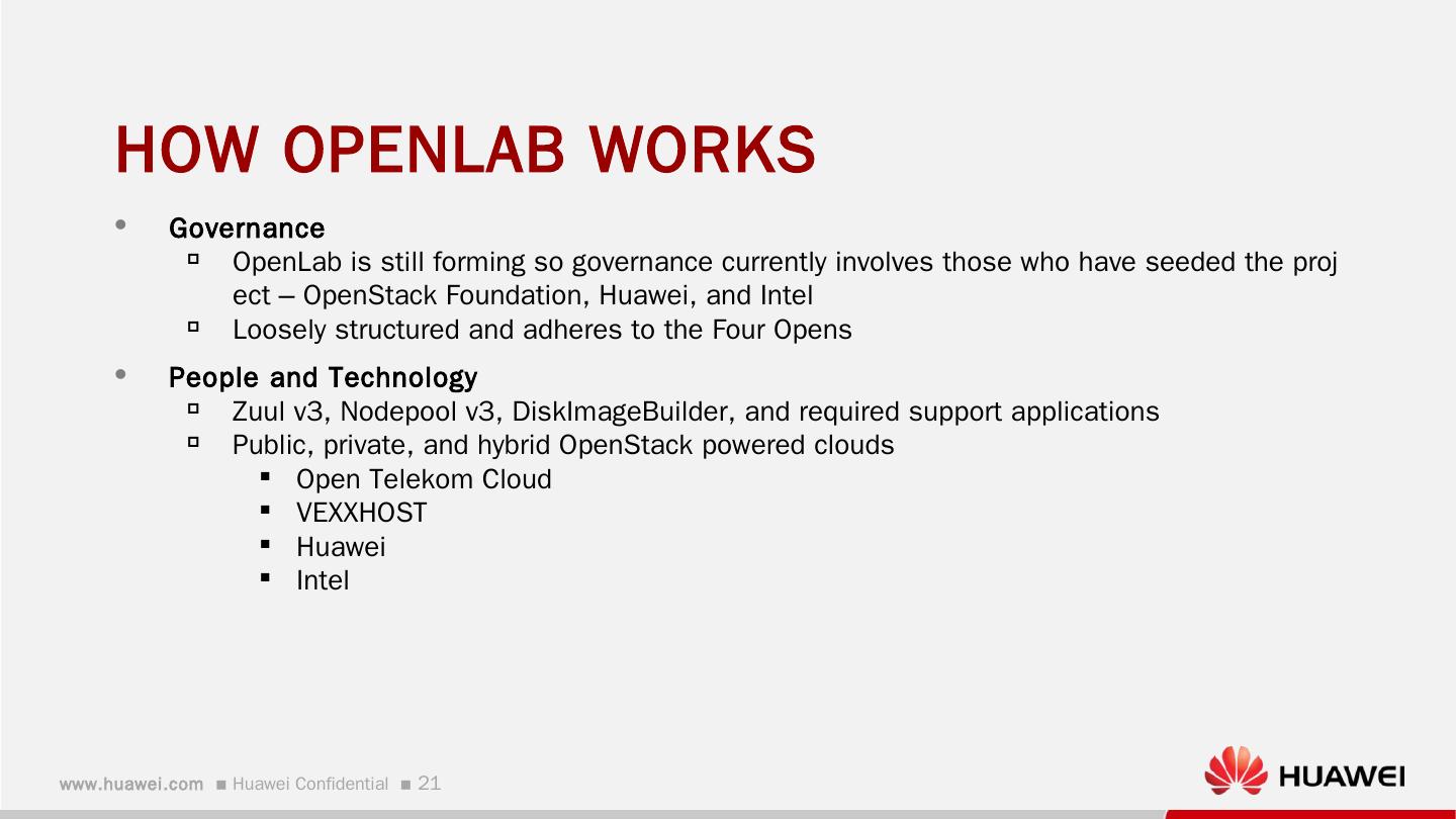 Huawei Cloud - OpenStack