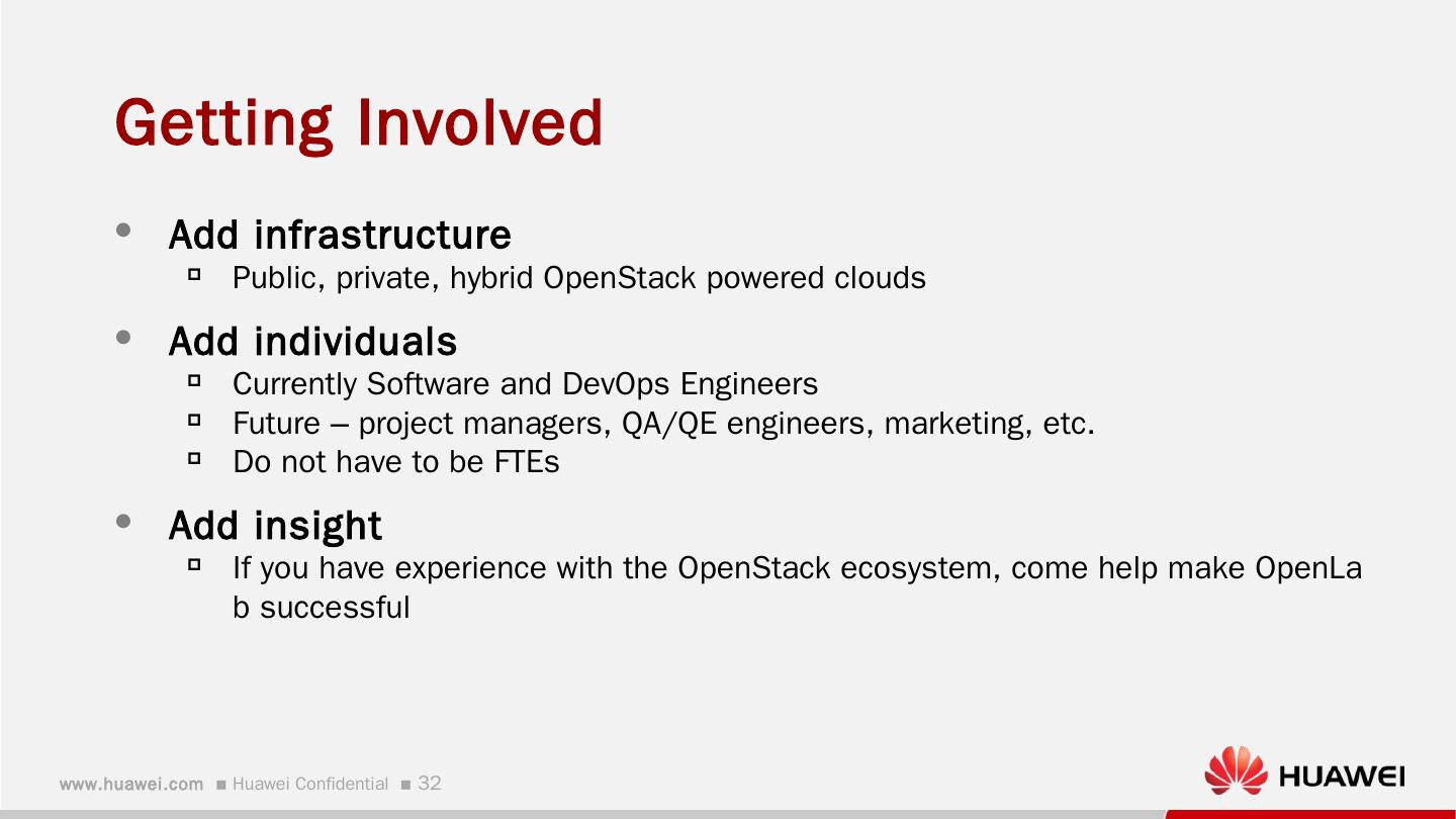 Huawei Cloud - OpenStack