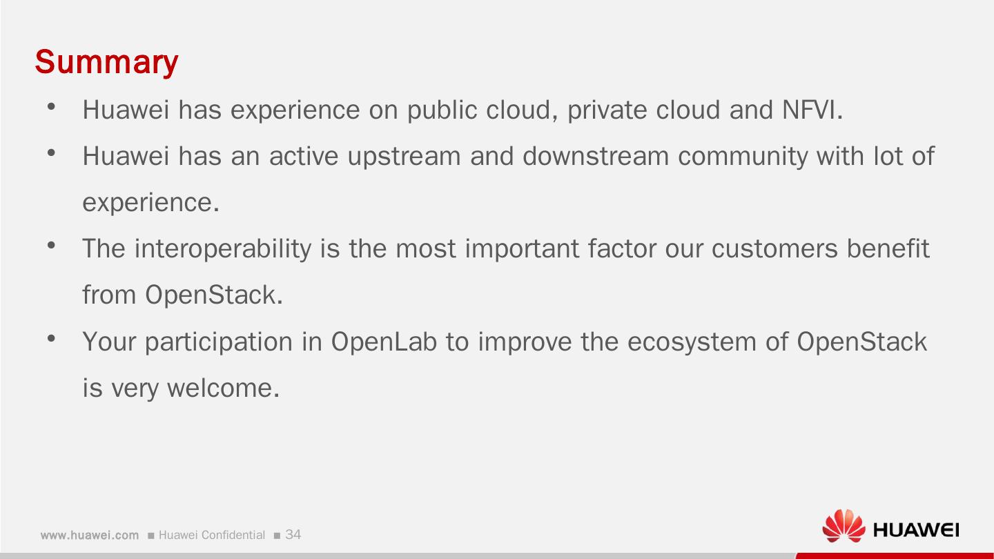 Huawei Cloud - OpenStack