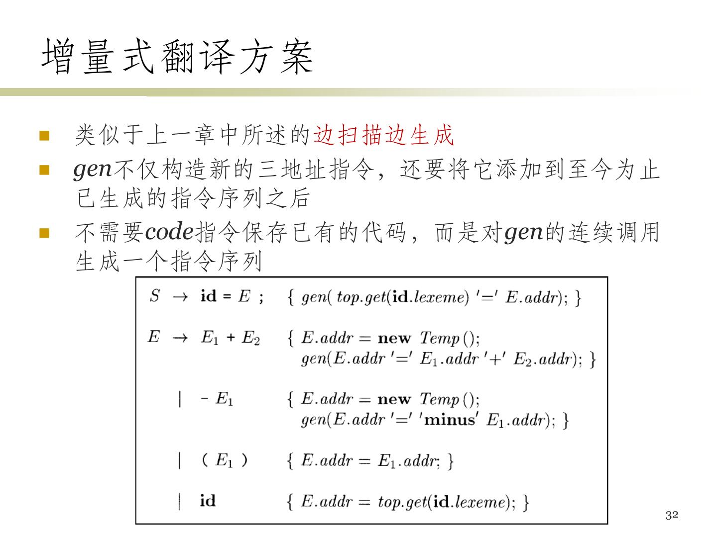 06 编译原理 中间代码生成