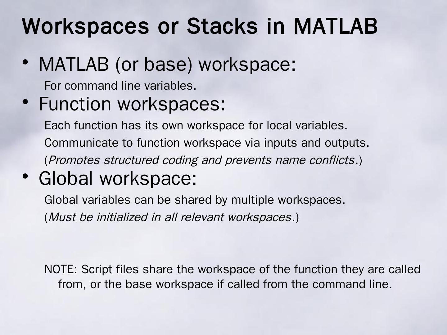Introduction to MATLAB 2 Graphics & Functions - School of Earth and ...