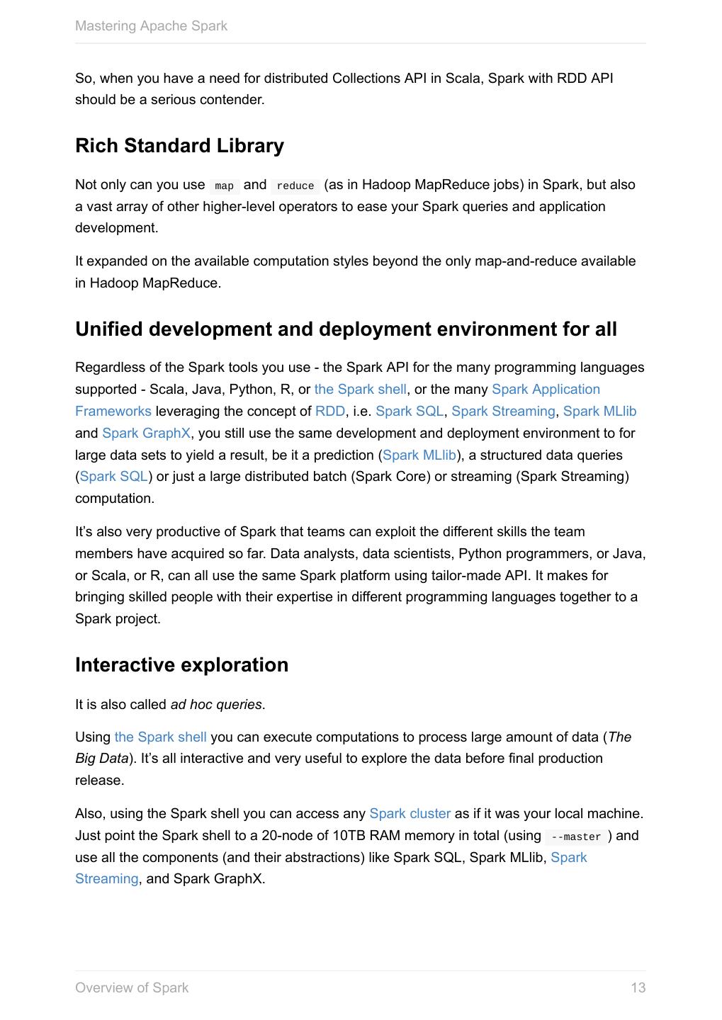 Mastering Apache Spark