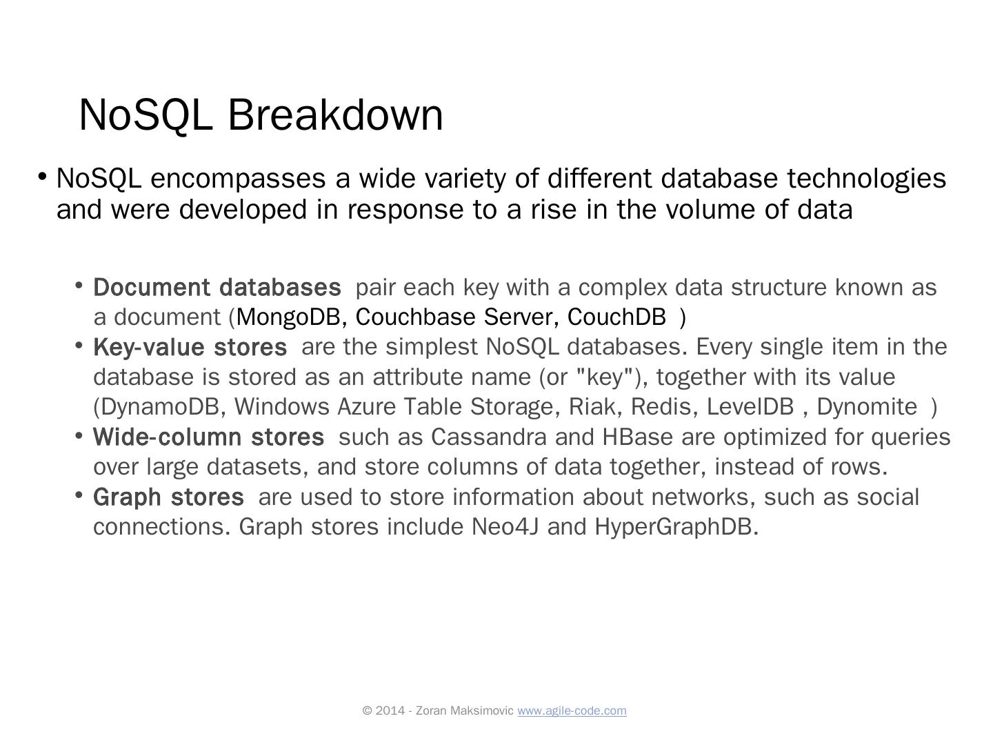 MongoDB - agile-code.com