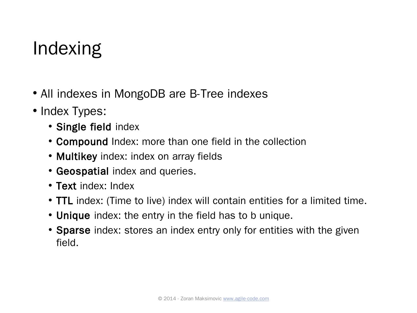 MongoDB - agile-code.com