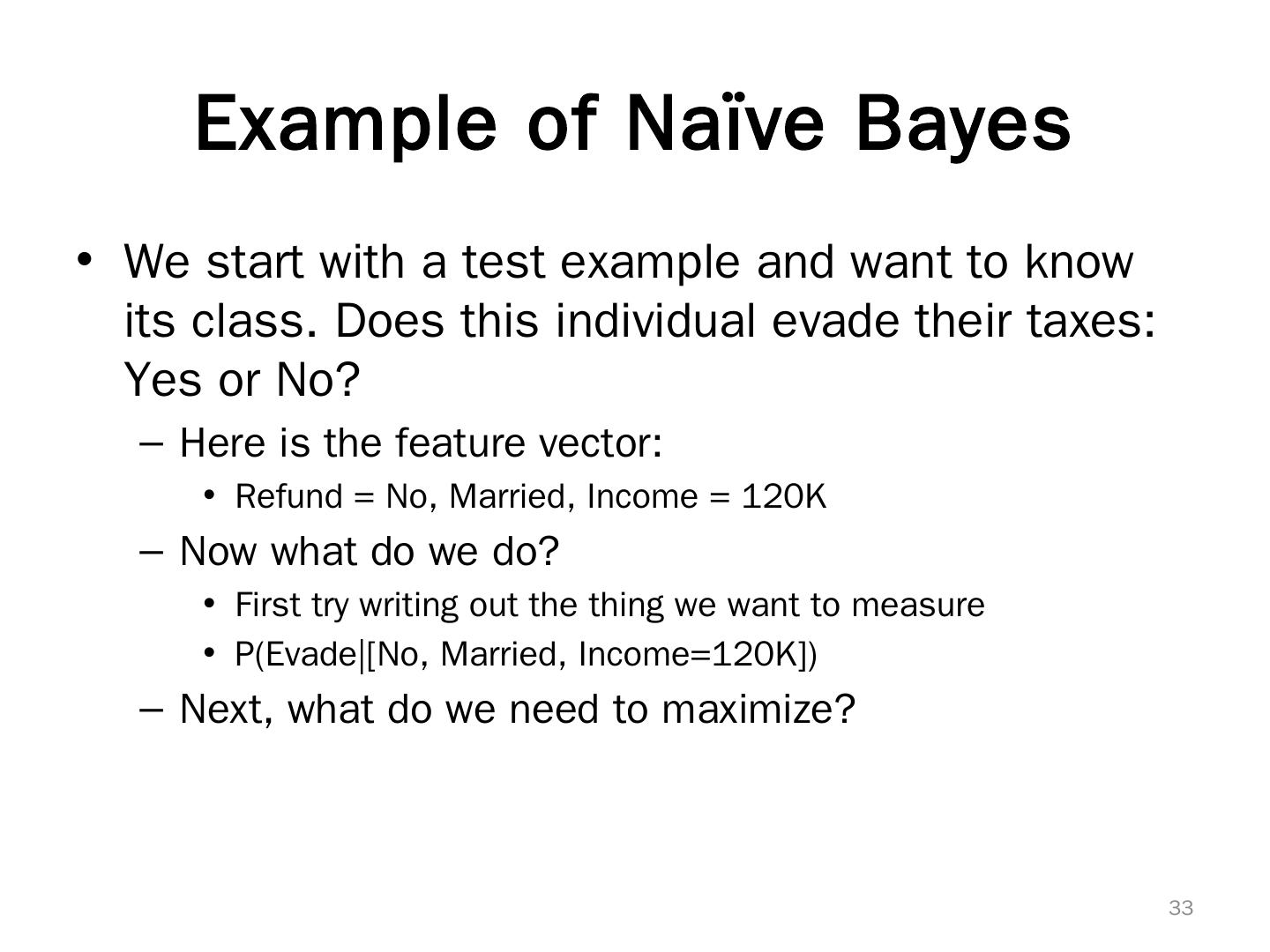 Naïve Bayes Classifier