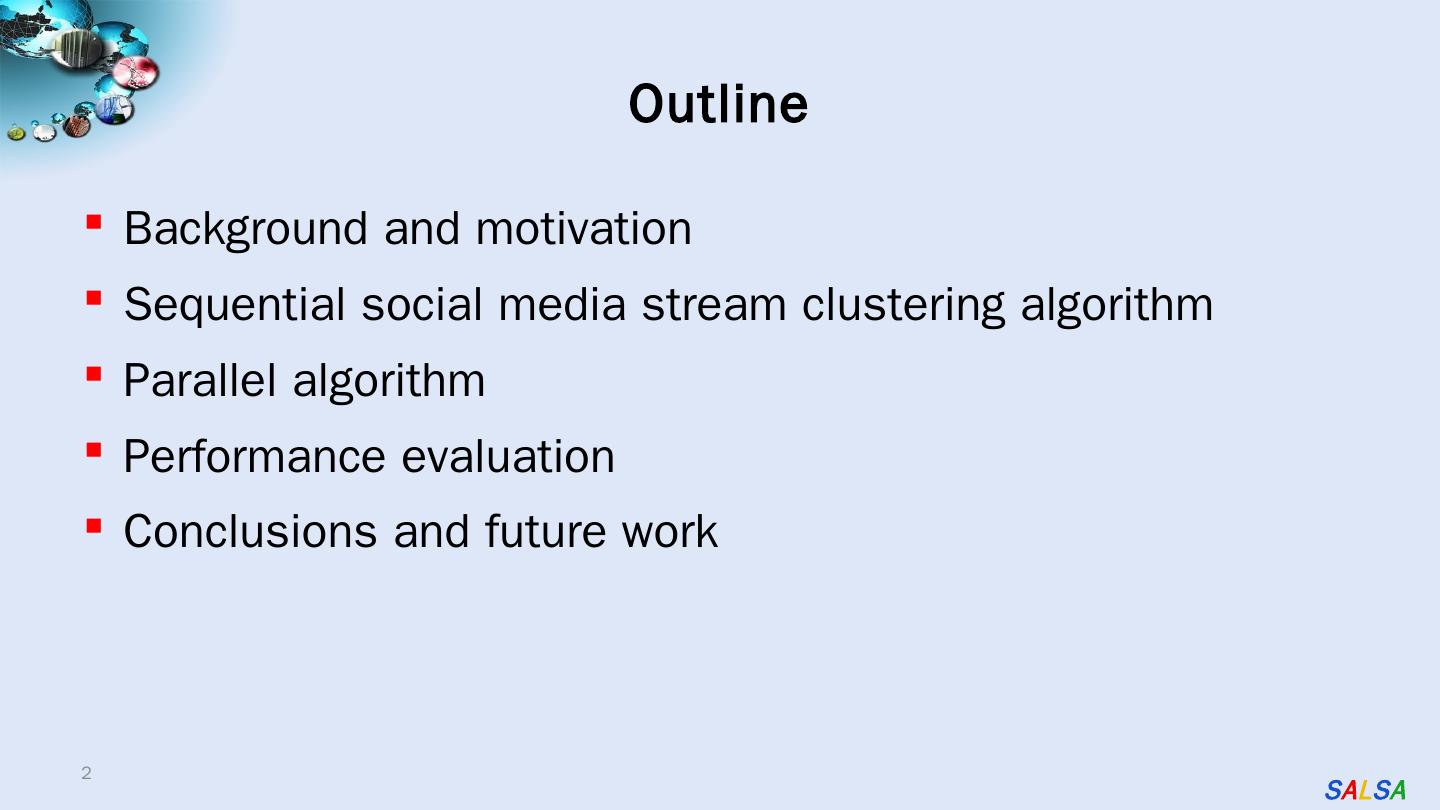 Parallel Clustering of High-Dimensional Social Media Data Streams Parallel Clustering of High-Dimensional Social Media Data Streams