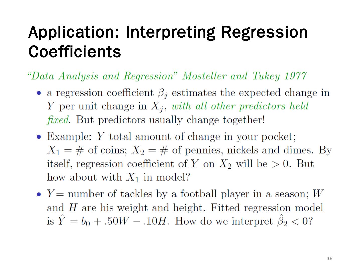 Regression and Classification