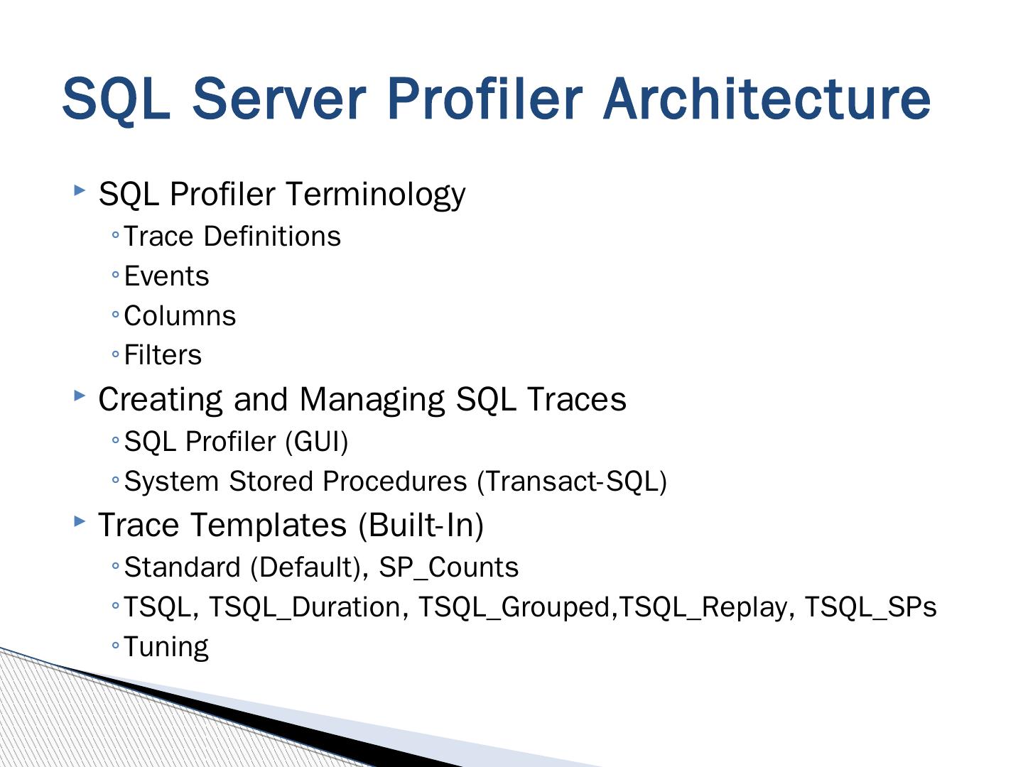 SQL Server Performance Monitoring & Optimization - AnilDesai.net SQL Server Performance Monitoring & Optimization - AnilDesai.net